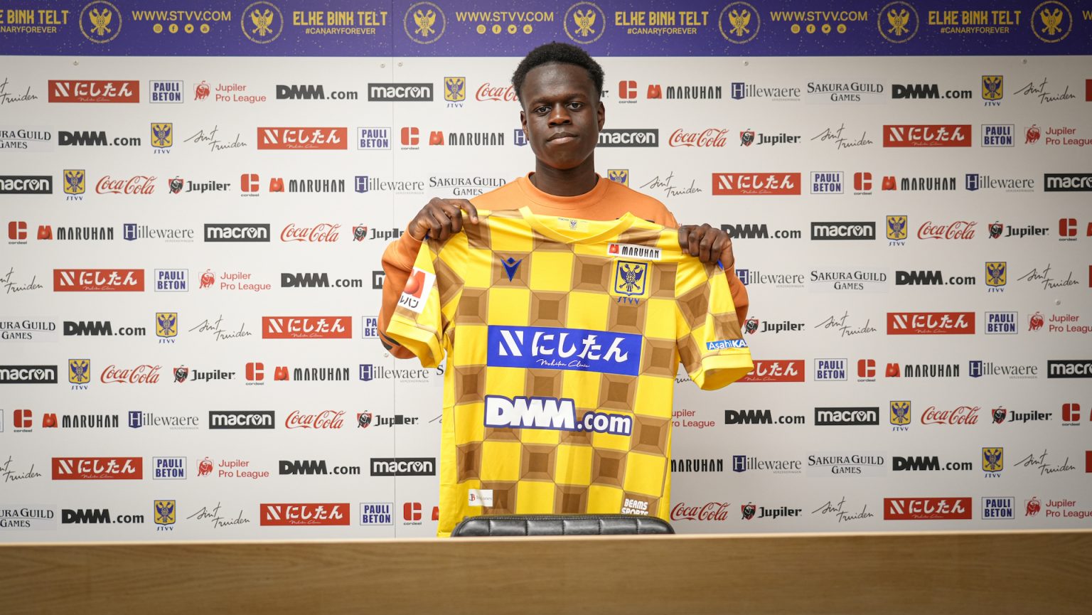 【お知らせ】 FWホシニ・ソエ・エヌディメ選手とのプロ契約締結について | STVV（シント＝トロイデンVV）日本公式サイト